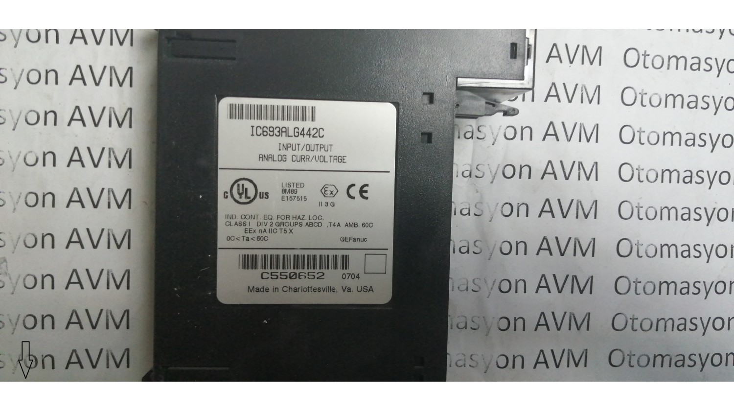 Ge Fanuc IC693ALG442 / analog current vs voltage I/O module for 90-30 PLC systems